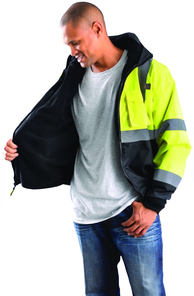Classic Three-Way Black Bottom Bomber Jackets - Slatebelt Safety | PPE ...